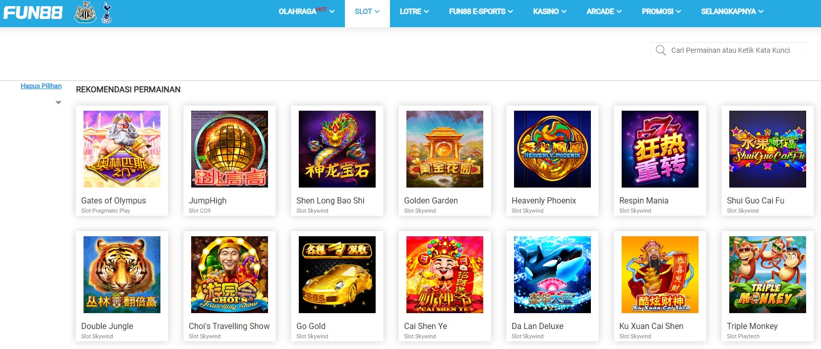 Fun88 Slot: Raih Kesempatan Menang Jackpot Besar - fun88